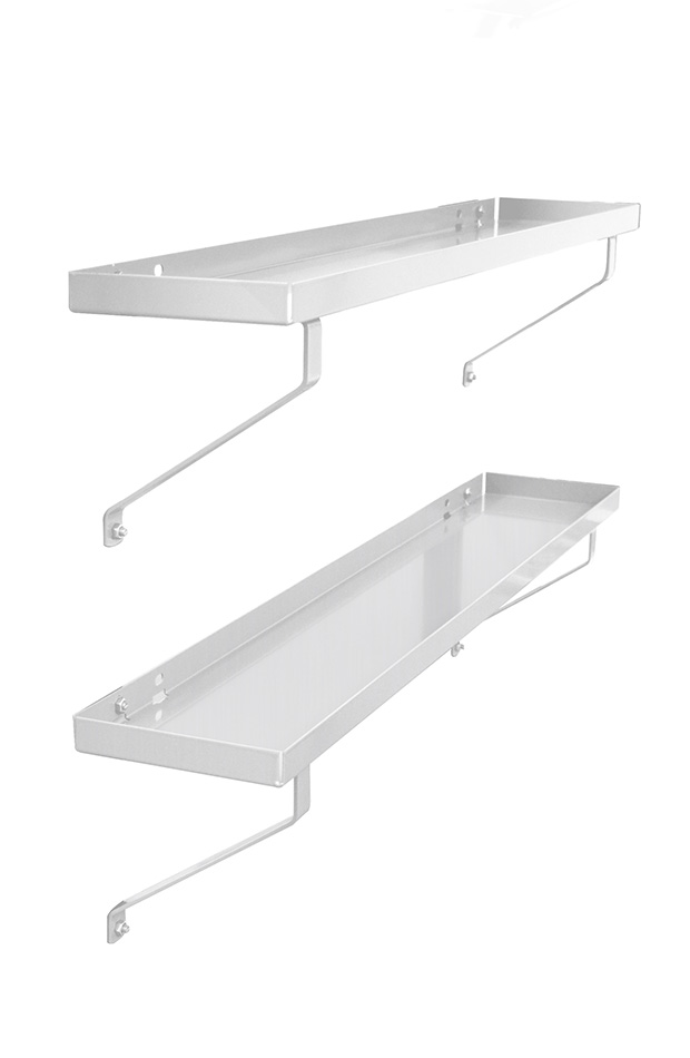 Set van 2 schappen alu | ACD